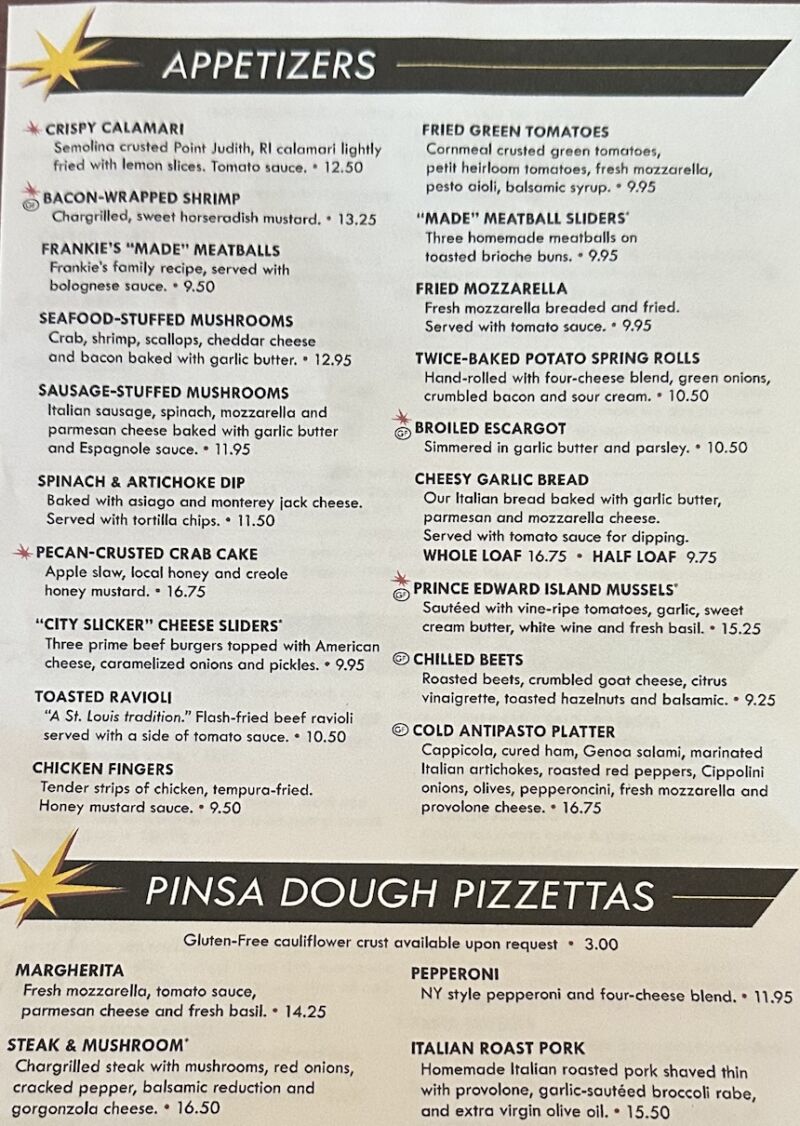 Frankie Bones Menu delivered by Express Restaurant Delivery HHI